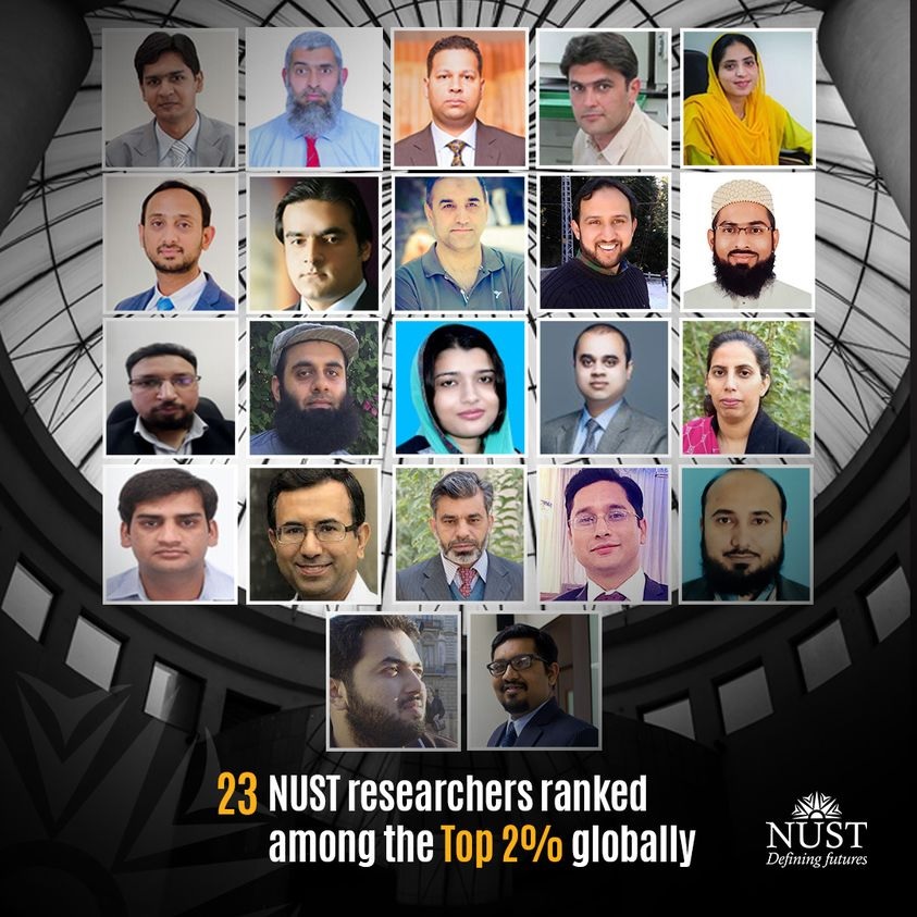 23 NUST researchers ranked among Top 2% globally - Research at NUST