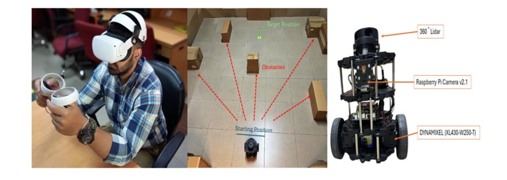 Hybrid Control Paradigm for Immersive VR Teleoperation - Research at NUST