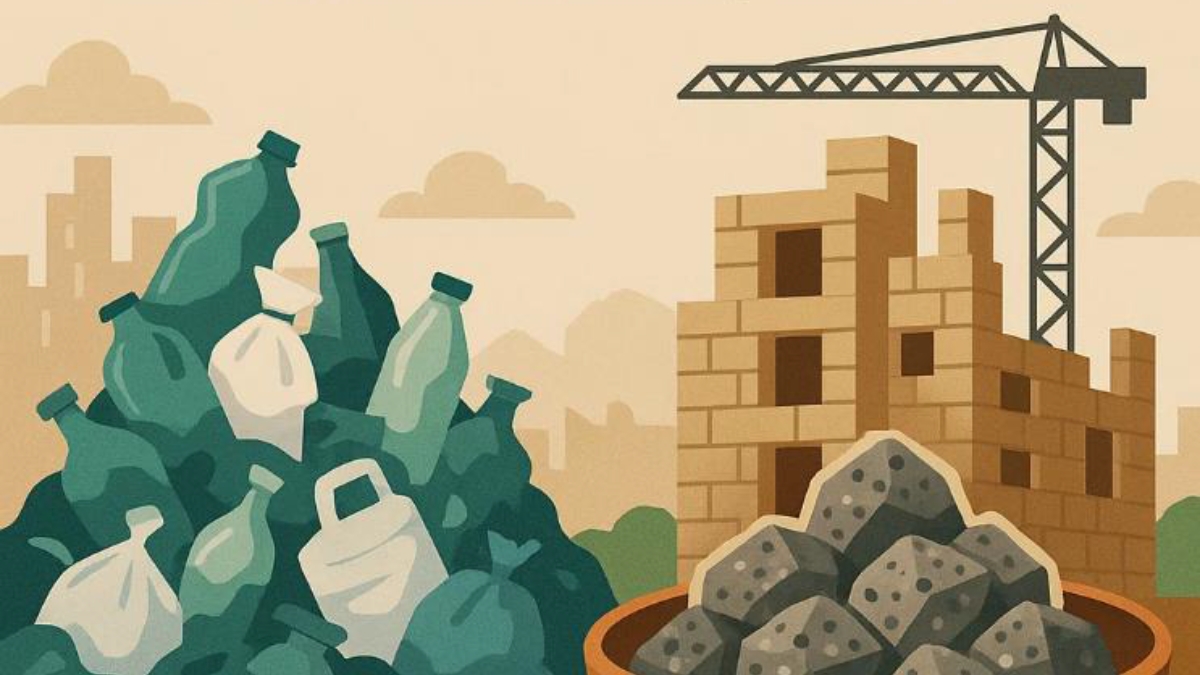 Turning Trash into Treasure: How Plastic Waste is Modifying Concrete Construction - Research at NUST