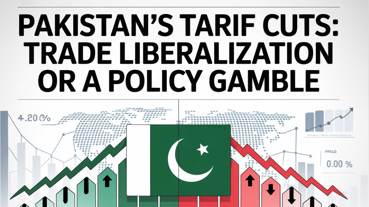 Pakistan’s Tariff Cuts: Trade Liberalization or a Policy Gamble ...